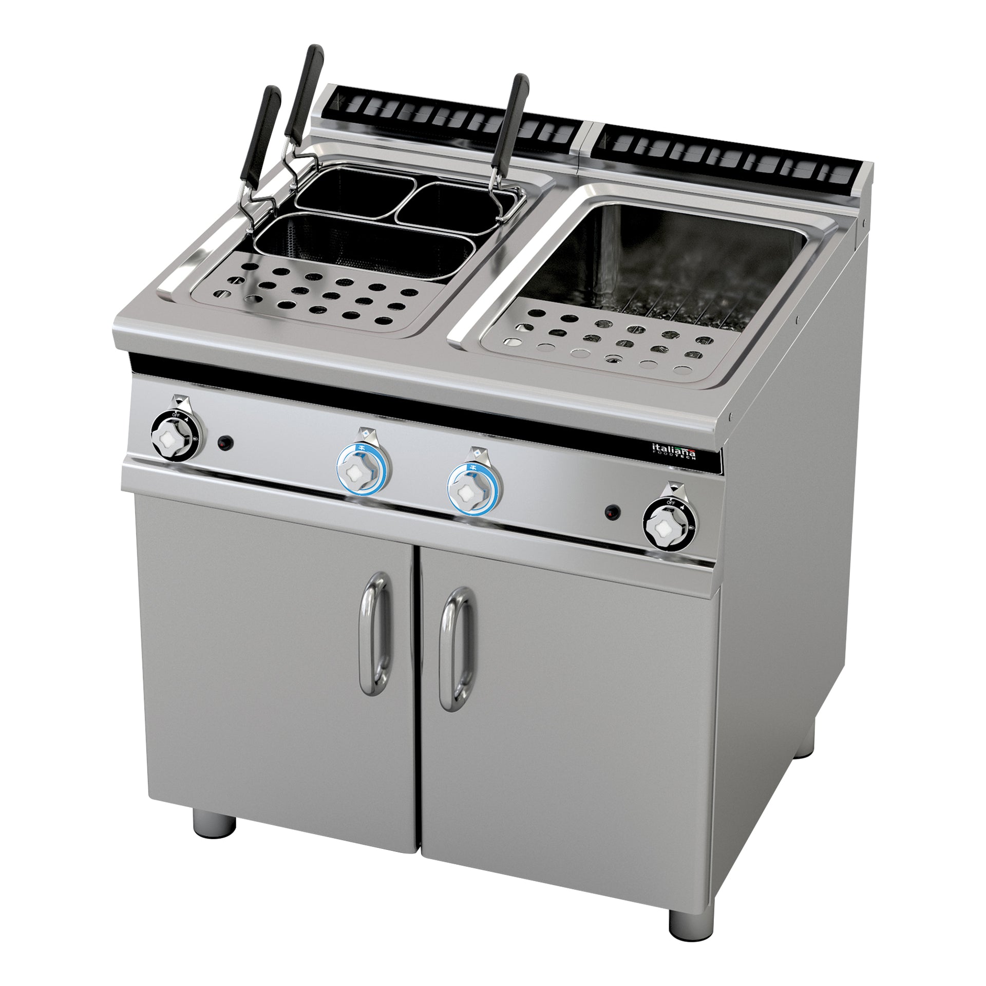 7+7 Gal. Gas Pasta Cooker – Italiana FoodTech